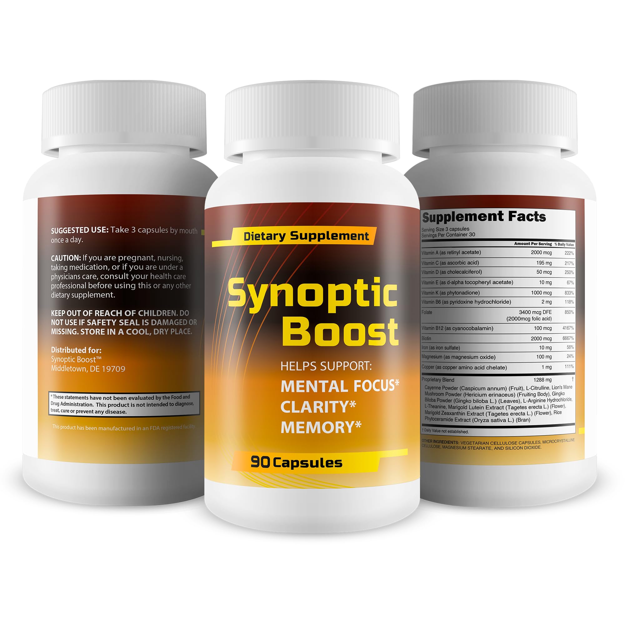 blended vitamin & mineral supplements for immune support