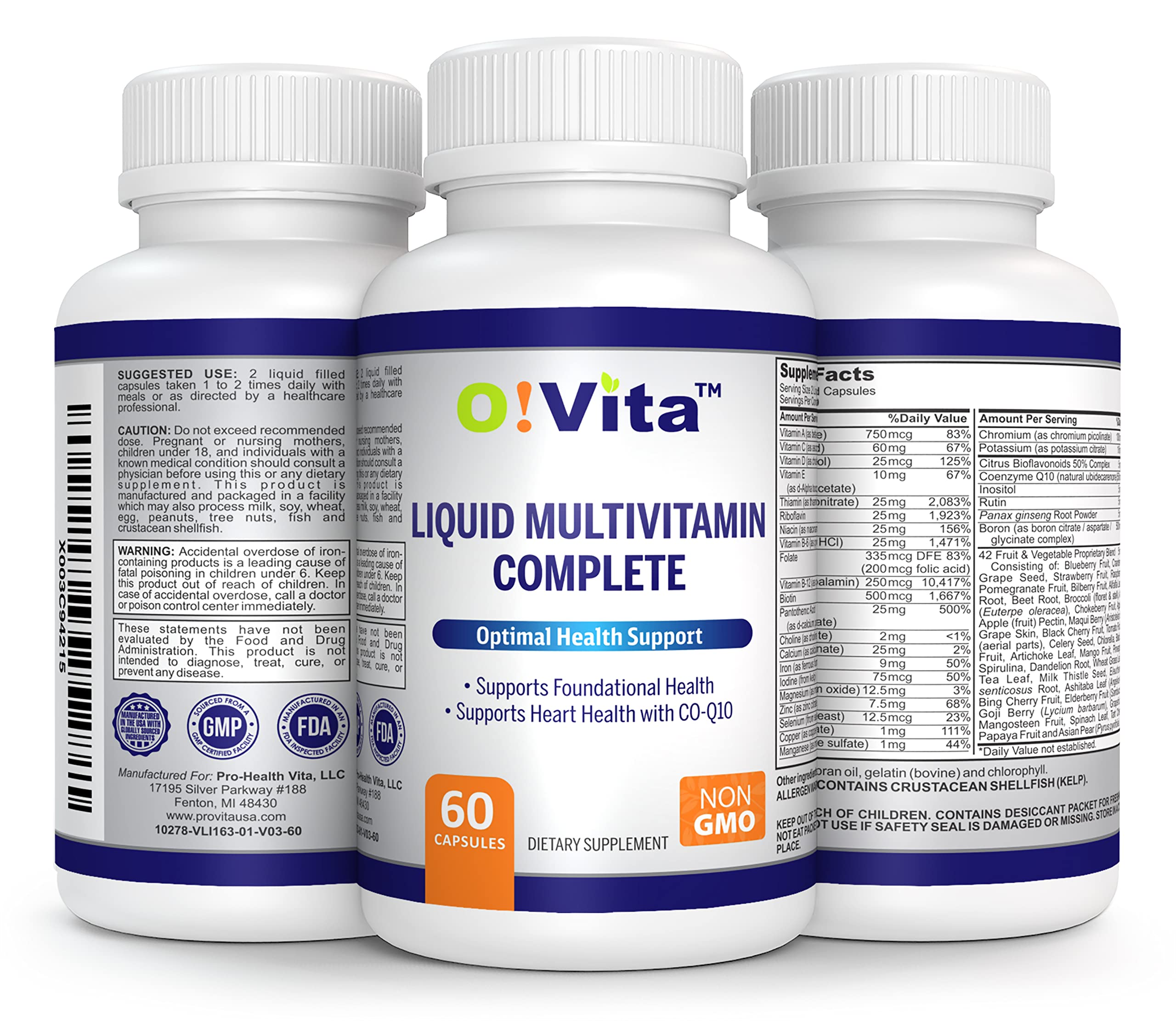 blended vitamin & mineral supplements for immunity