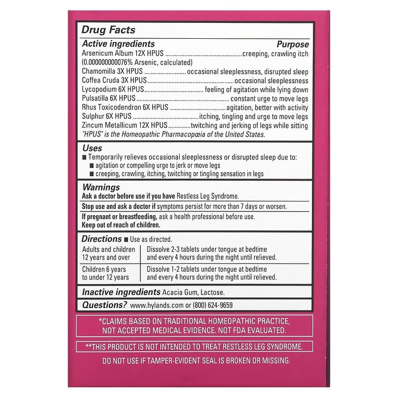 blended vitamin & mineral supplements for legs