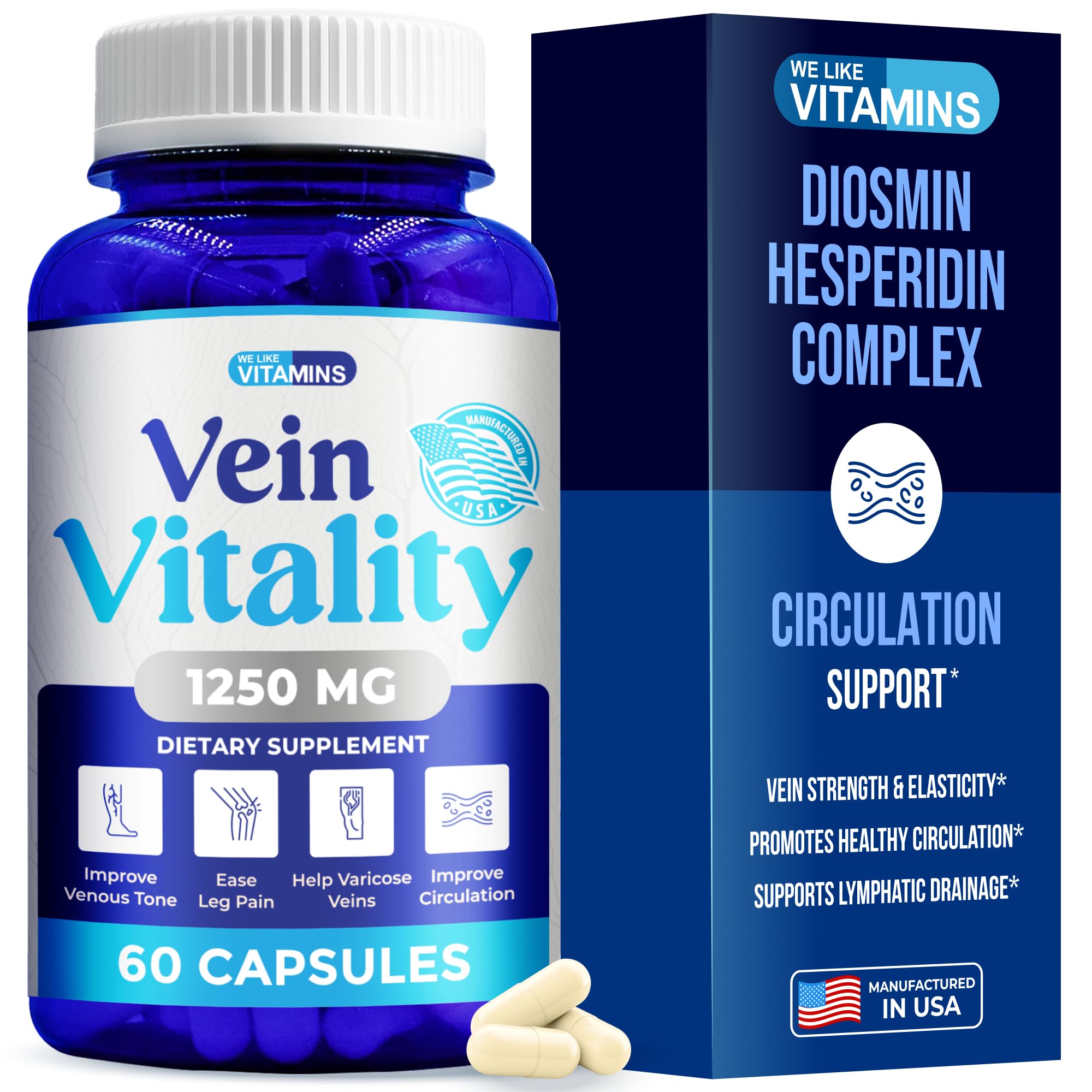 blended vitamin & mineral supplements for legs