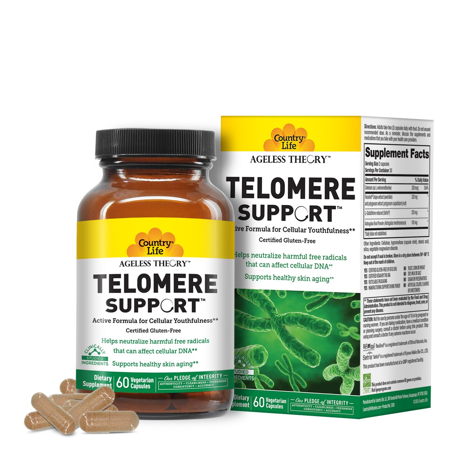 blended vitamin & mineral supplements for longevity