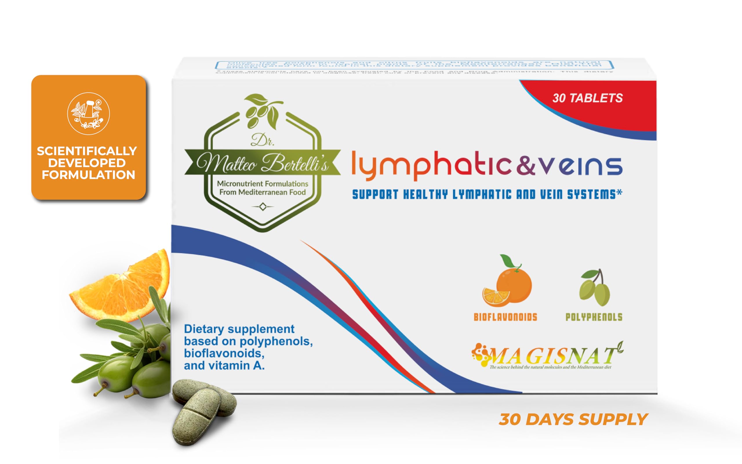 blended vitamin & mineral supplements for lymphatic health
