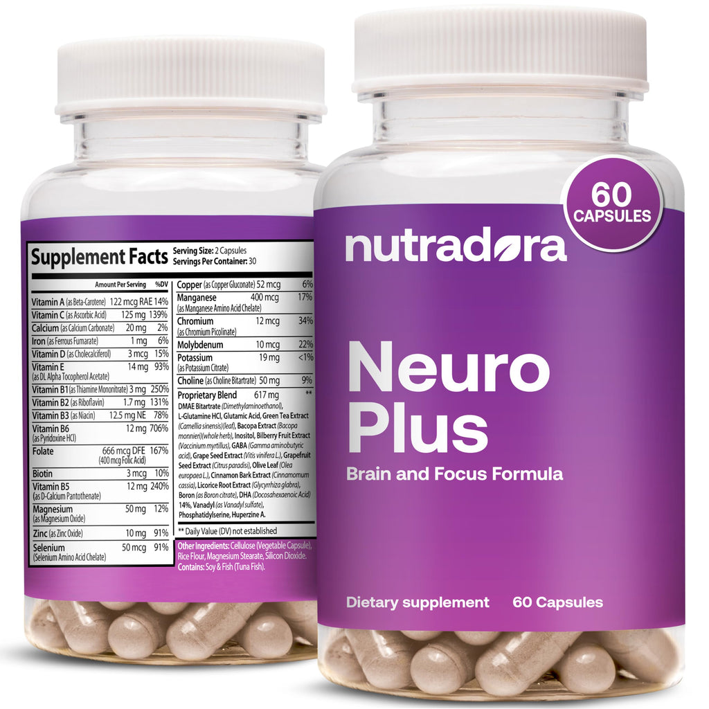 blended vitamin & mineral supplements for memory