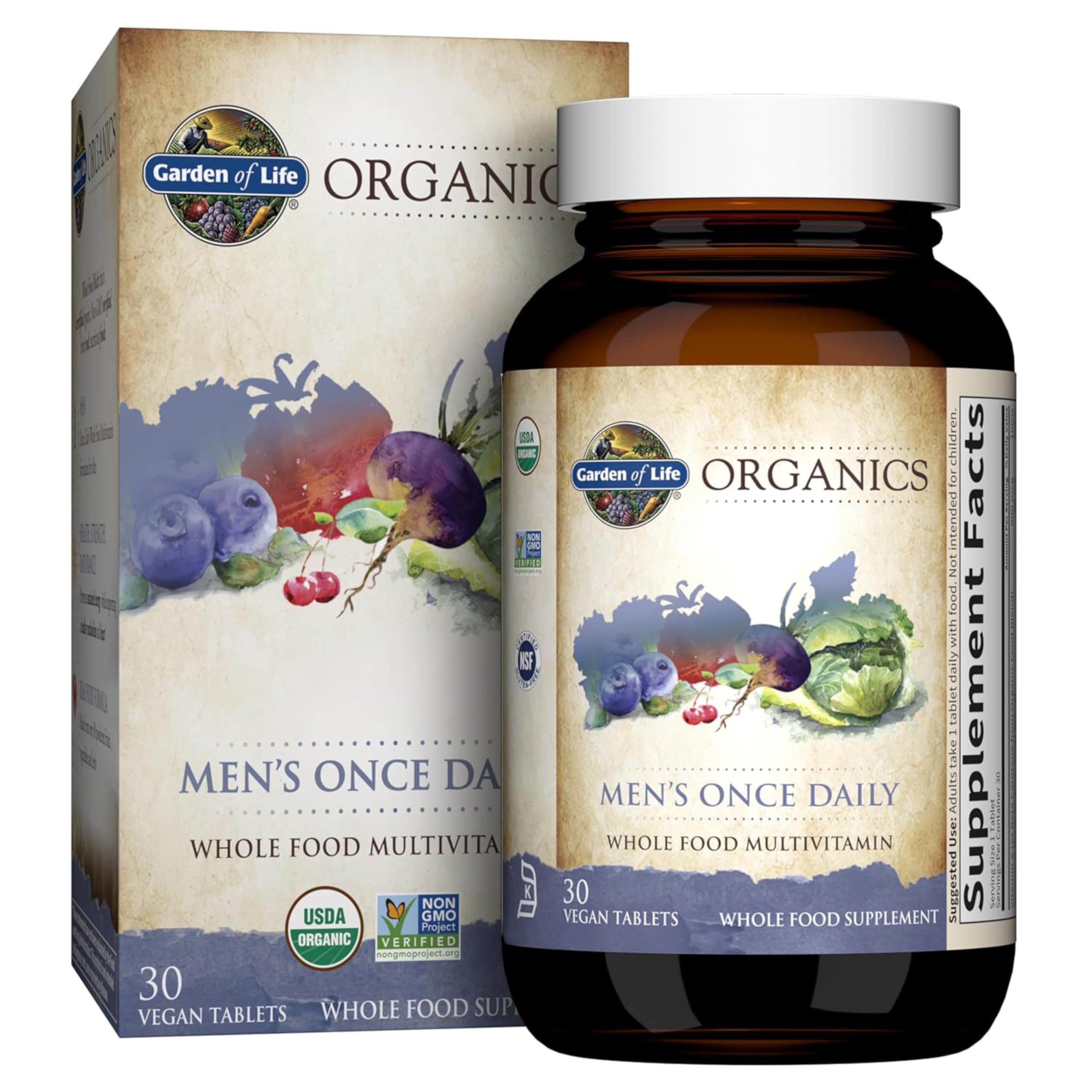 blended vitamin & mineral supplements for men