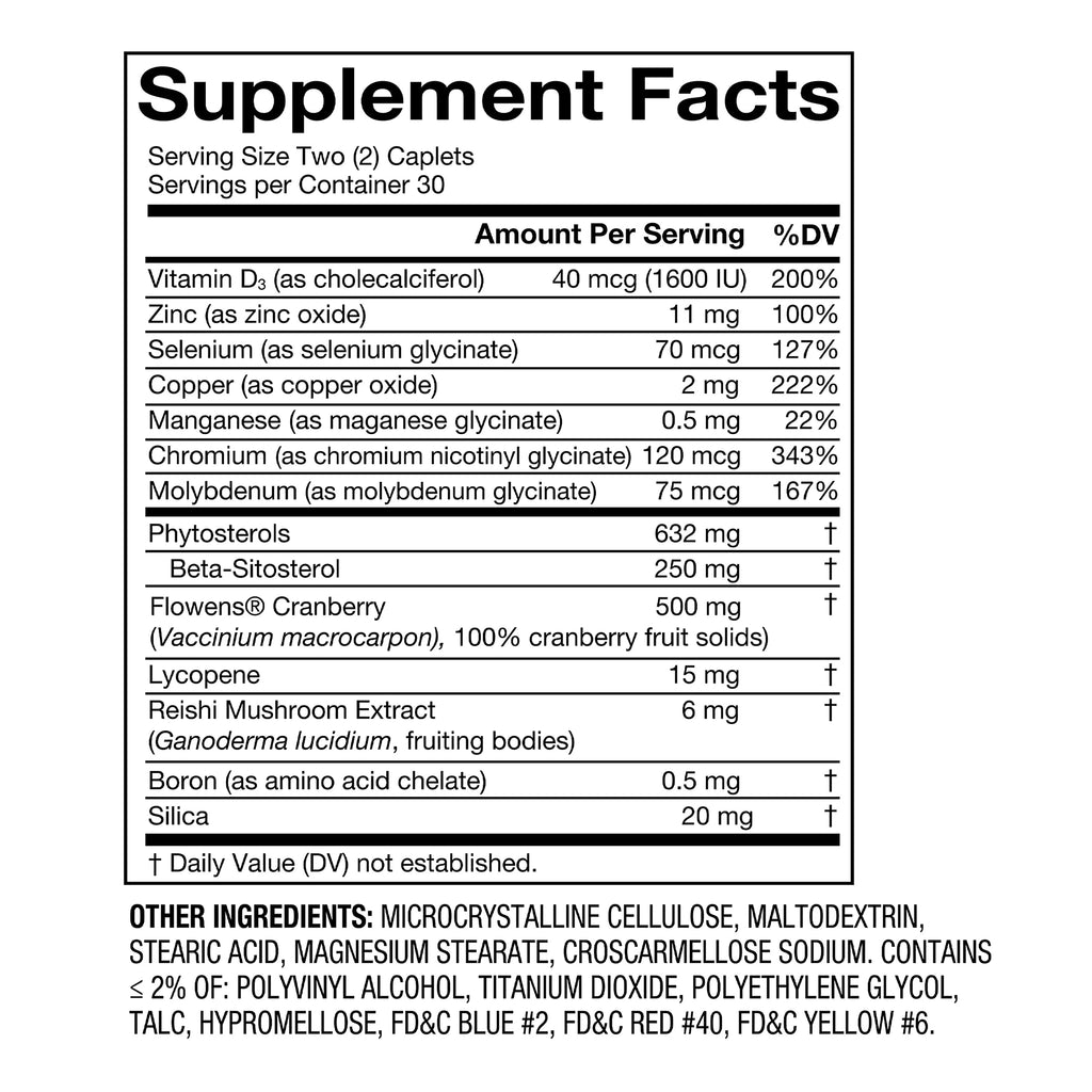 blended vitamin & mineral supplements for men