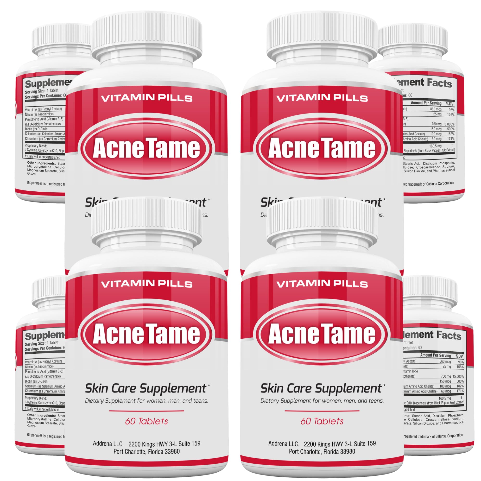blended vitamin & mineral supplements for oily skin