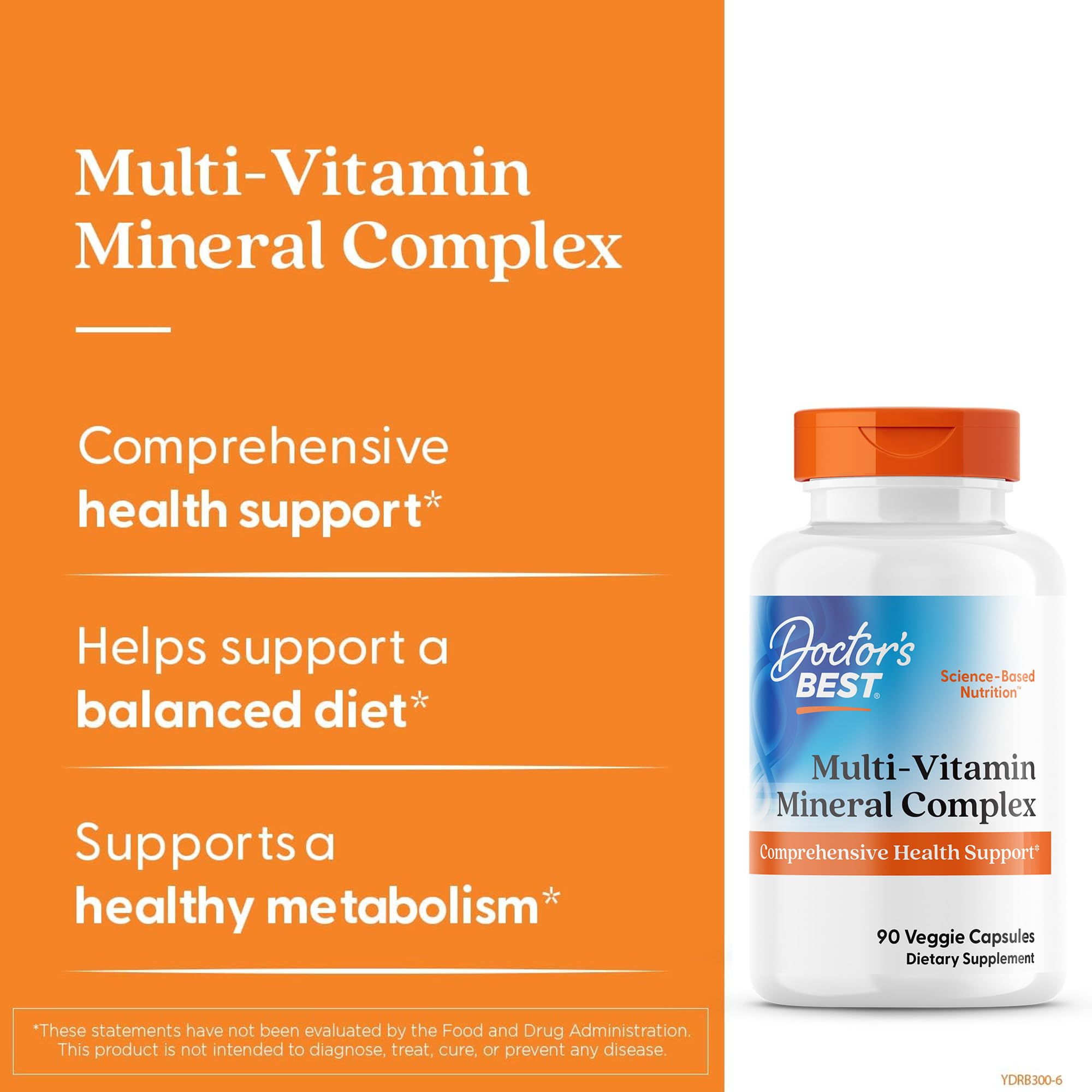Blended vitamin & mineral supplements for overall wellness