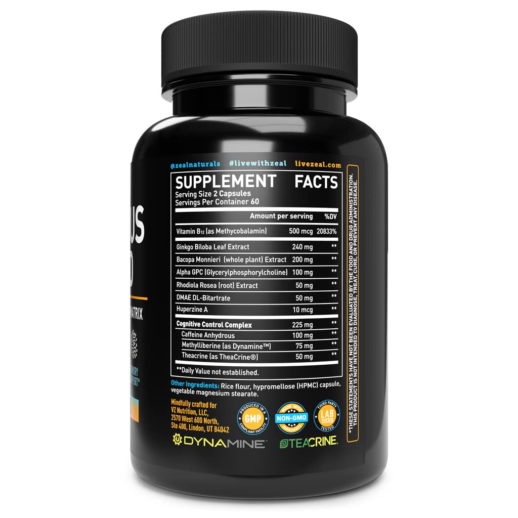 Blended vitamin & mineral supplements for productivity