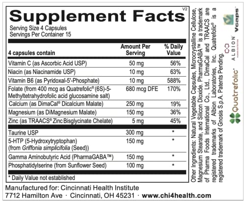 blended vitamin & mineral supplements for relaxation