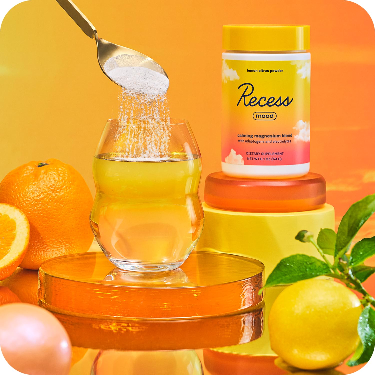 Blended vitamin & mineral supplements for relaxation