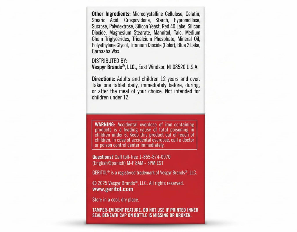 blended vitamin & mineral supplements for seniors