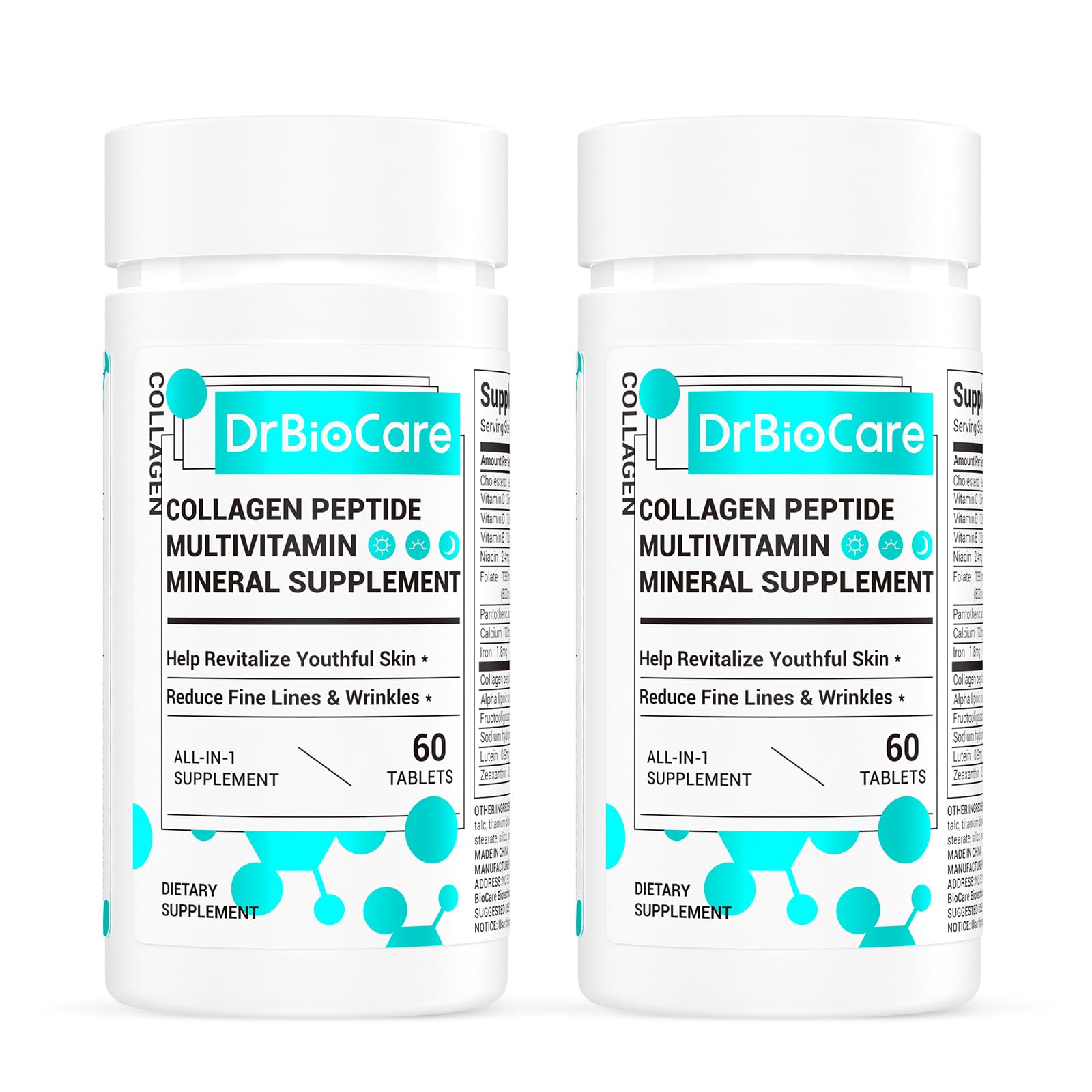 blended vitamin & mineral supplements for skin health
