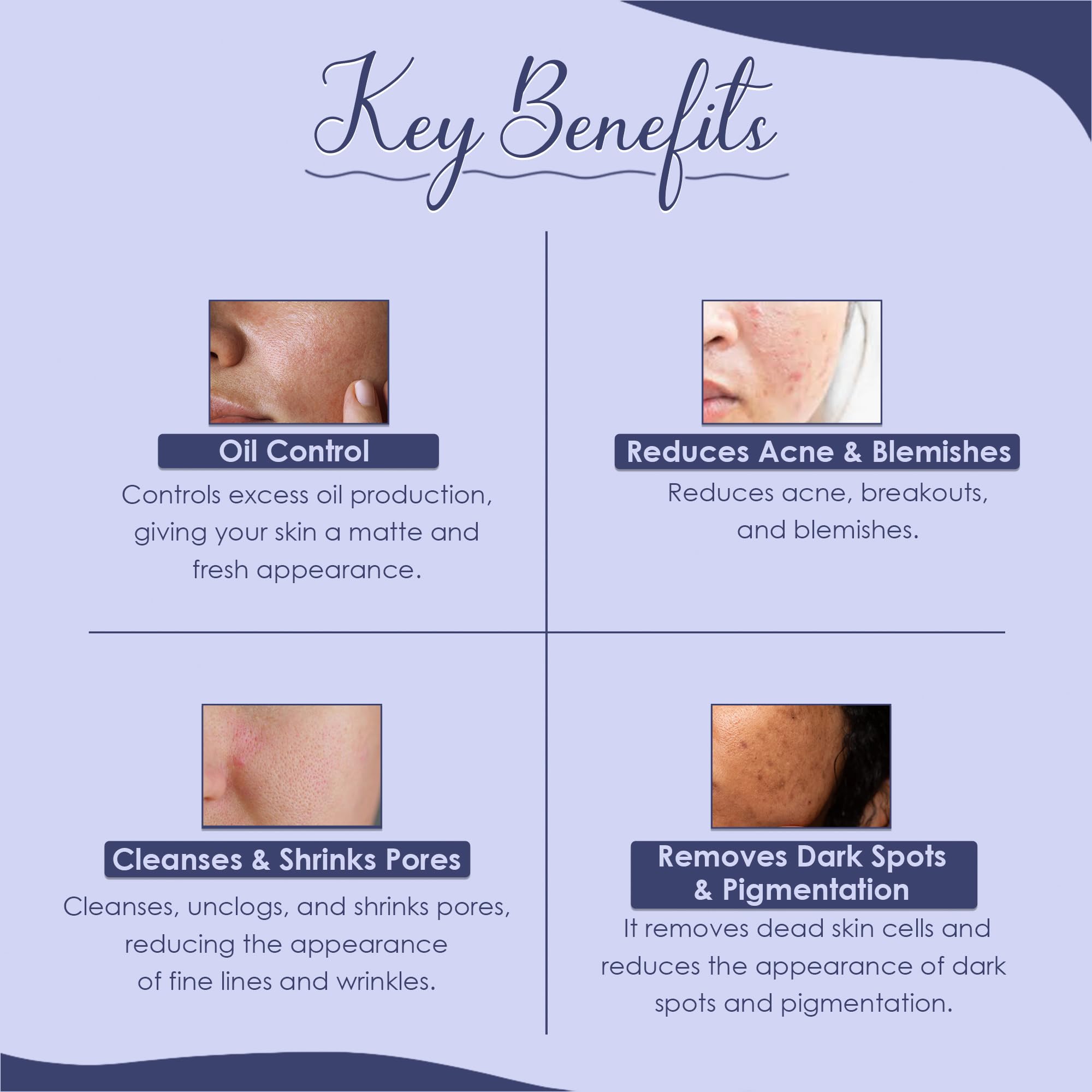 Blended vitamin & mineral supplements for skin