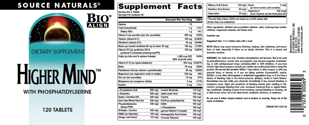 blended vitamin & mineral supplements for stress relief