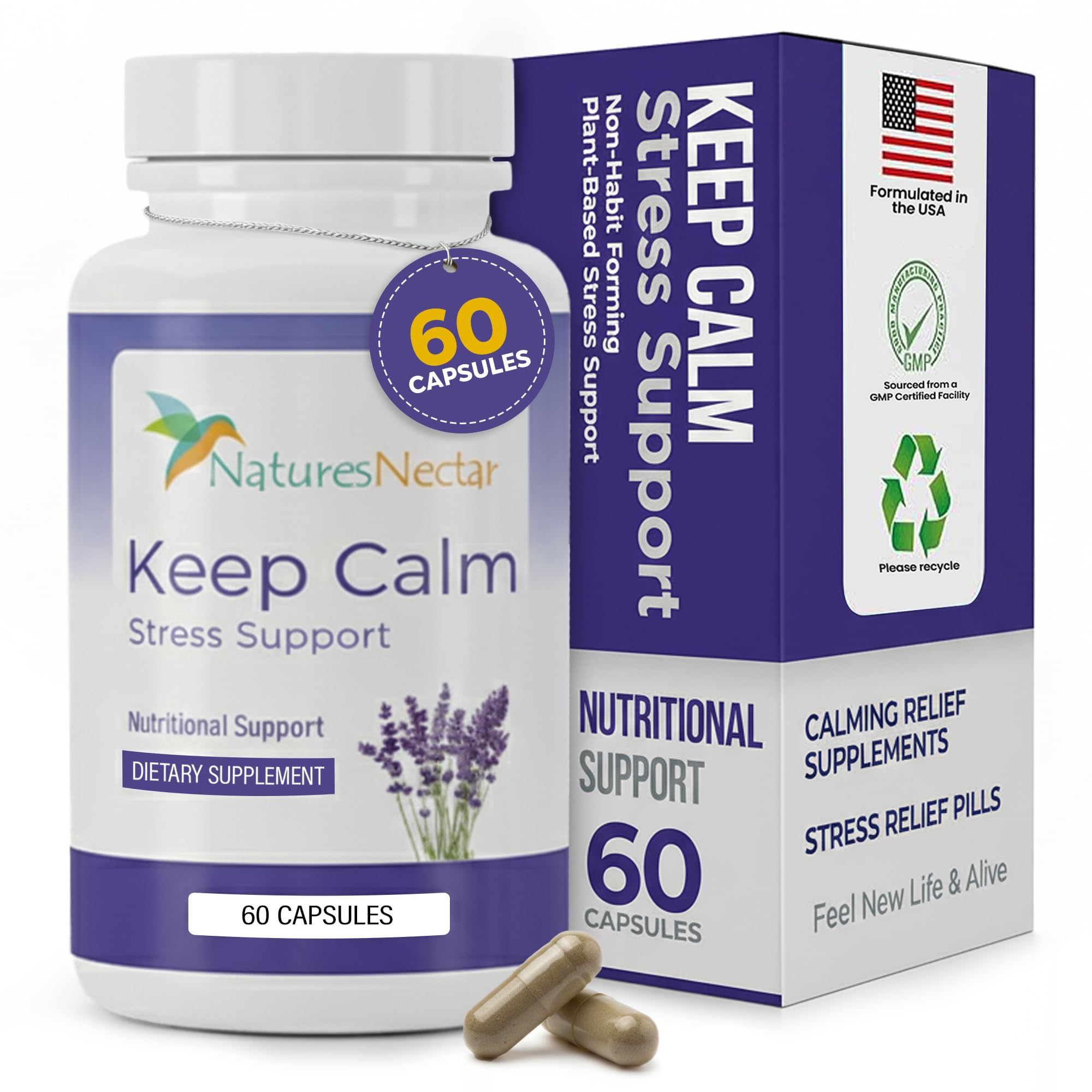 blended vitamin & mineral supplements for stress relief