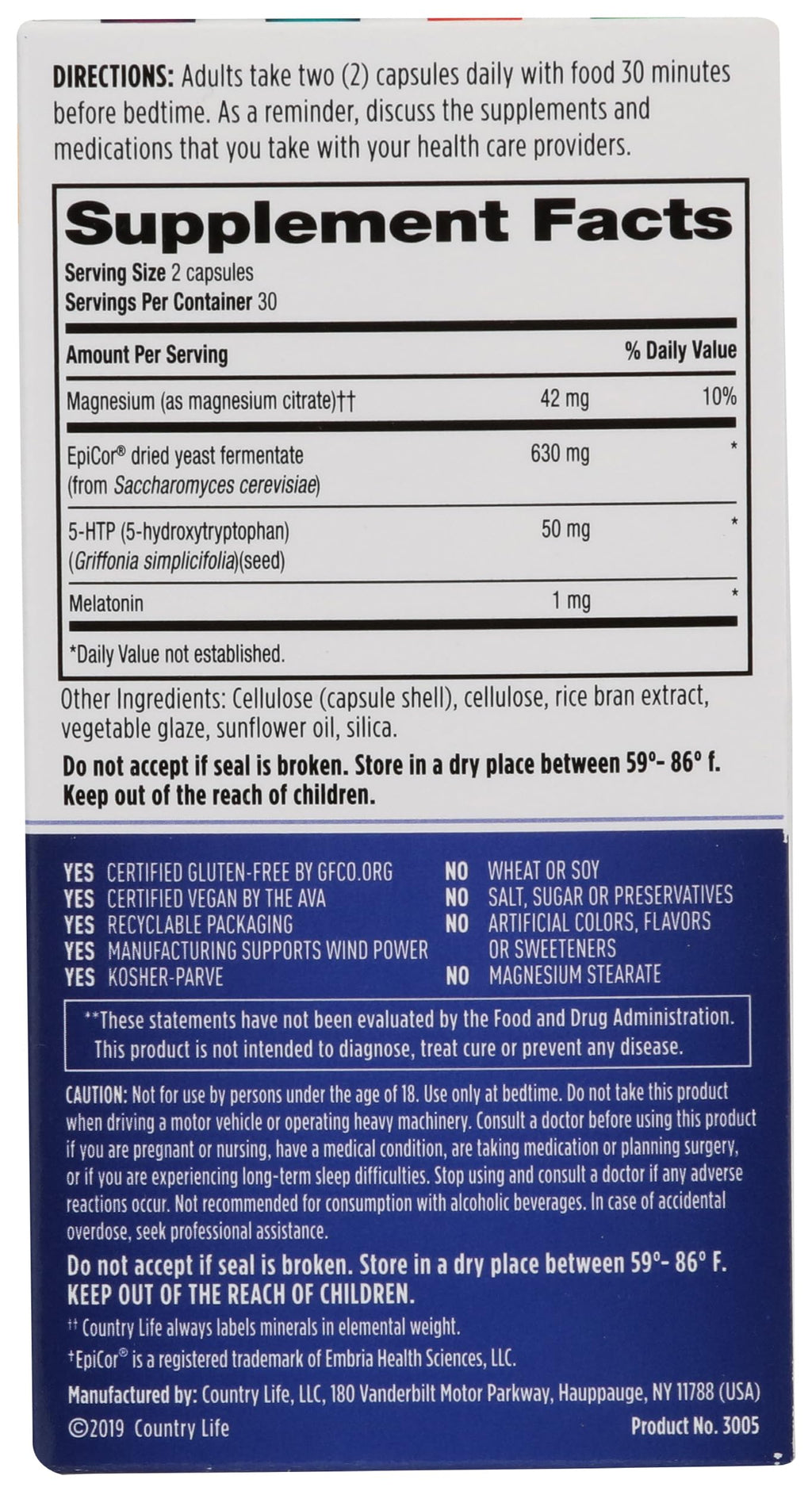 blended vitamin & mineral supplements for stress relief