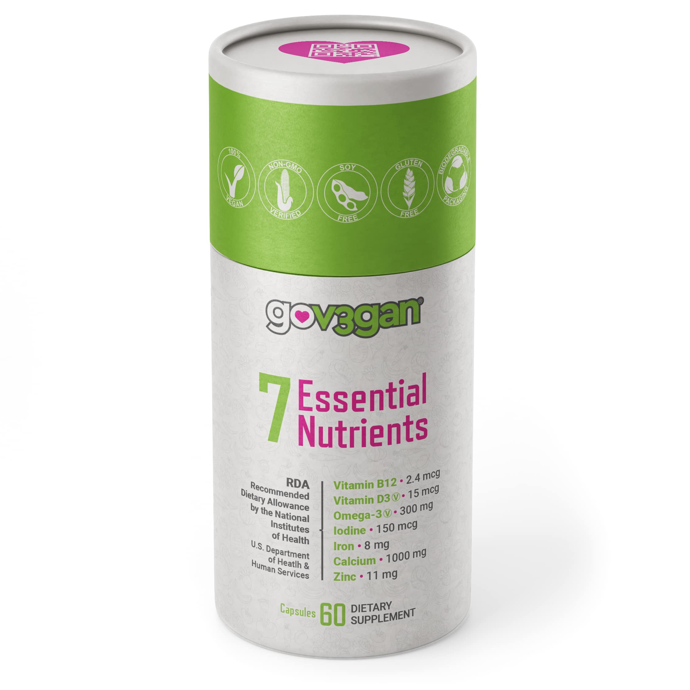blended vitamin & mineral supplements for vegans