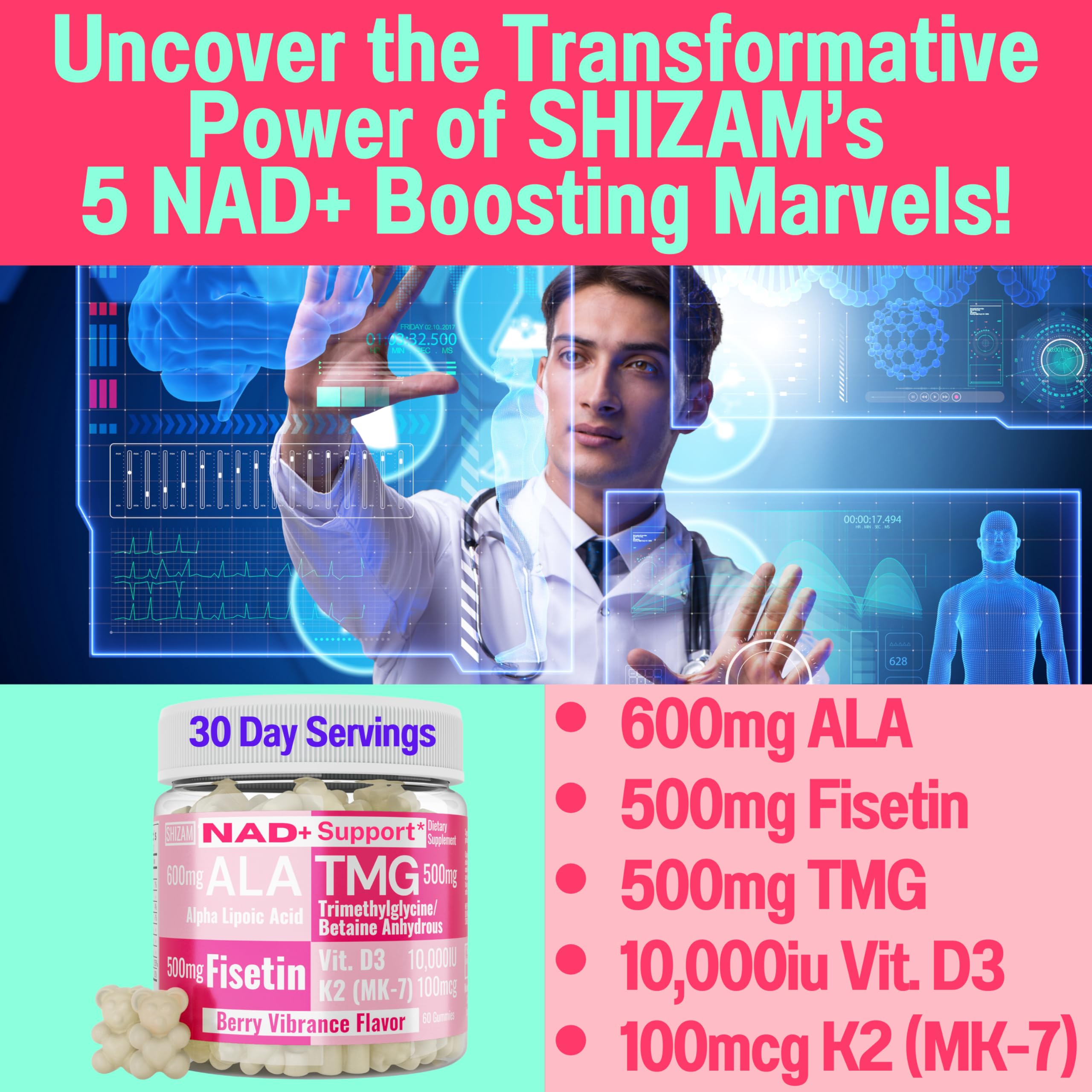 blended vitamin & mineral supplements for vitality