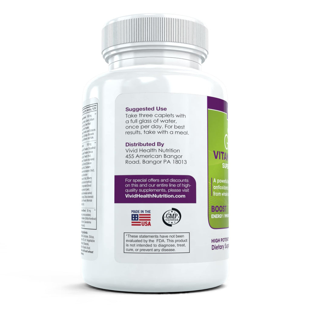 blended vitamin & mineral supplements for vitality
