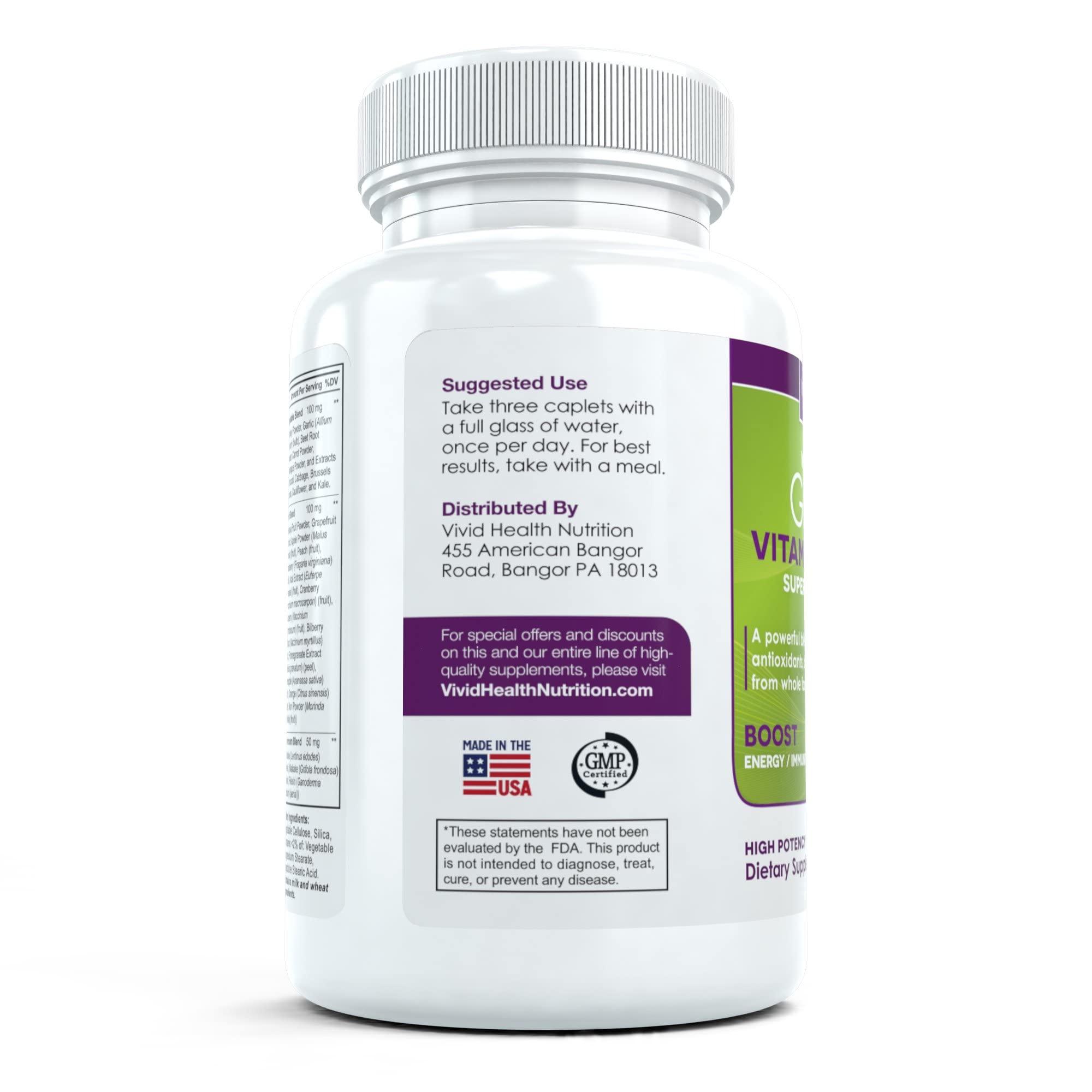 blended vitamin & mineral supplements for vitality