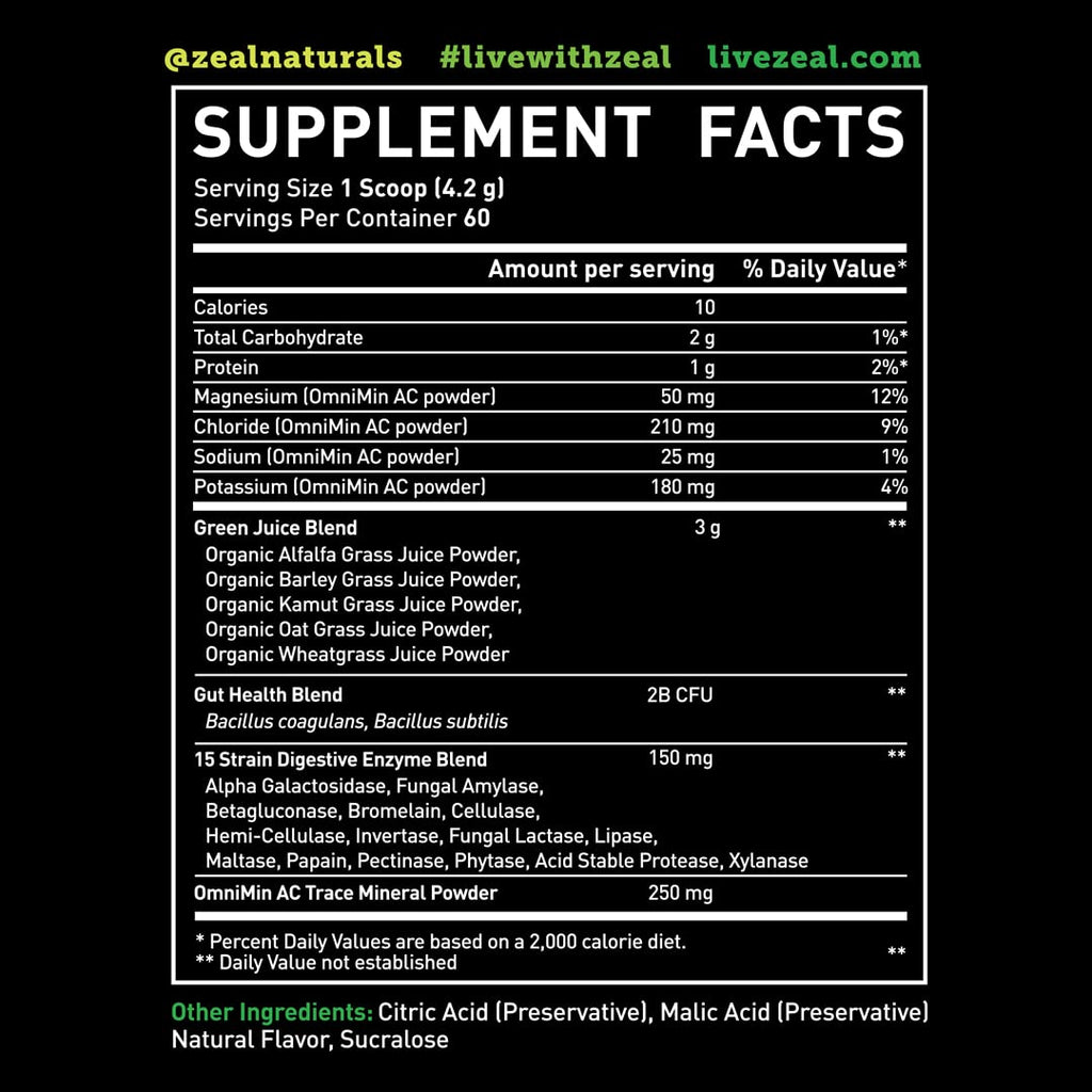 blended vitamin & mineral supplements for vitality