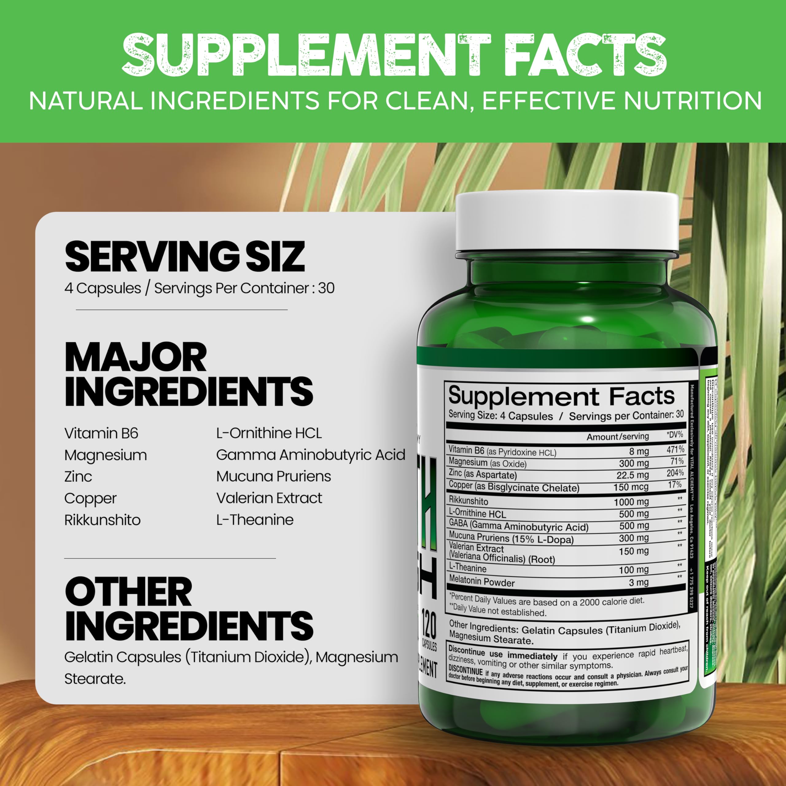 blended vitamin & mineral supplements for wellness