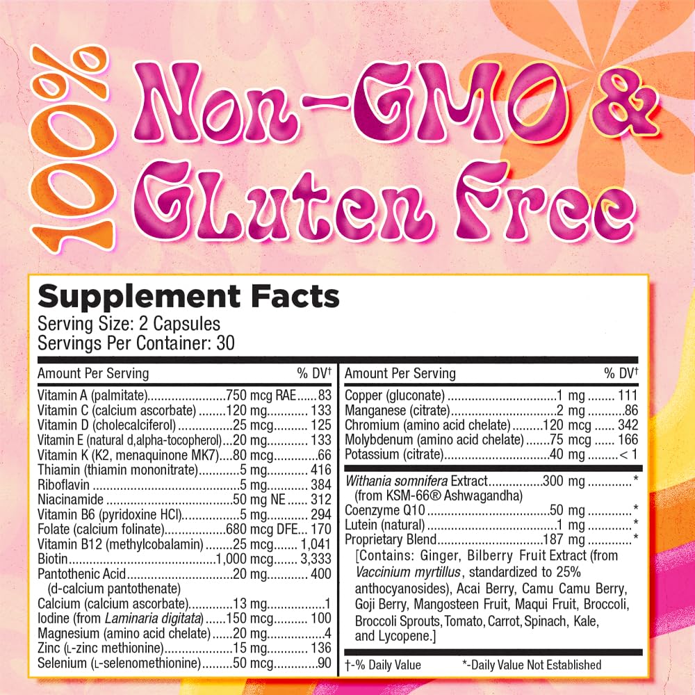 blended vitamin & mineral supplements for women