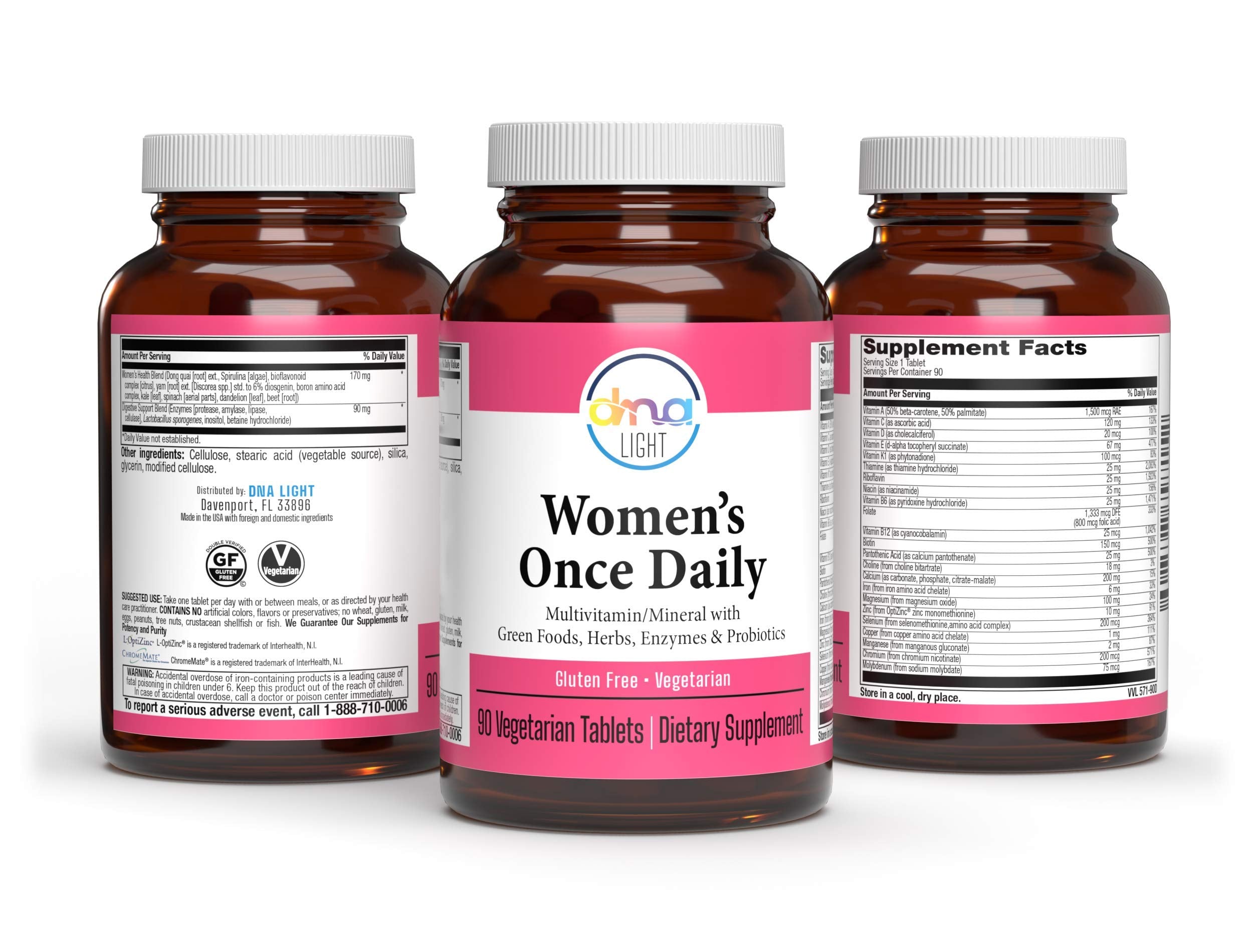 blended vitamin & mineral supplements for women