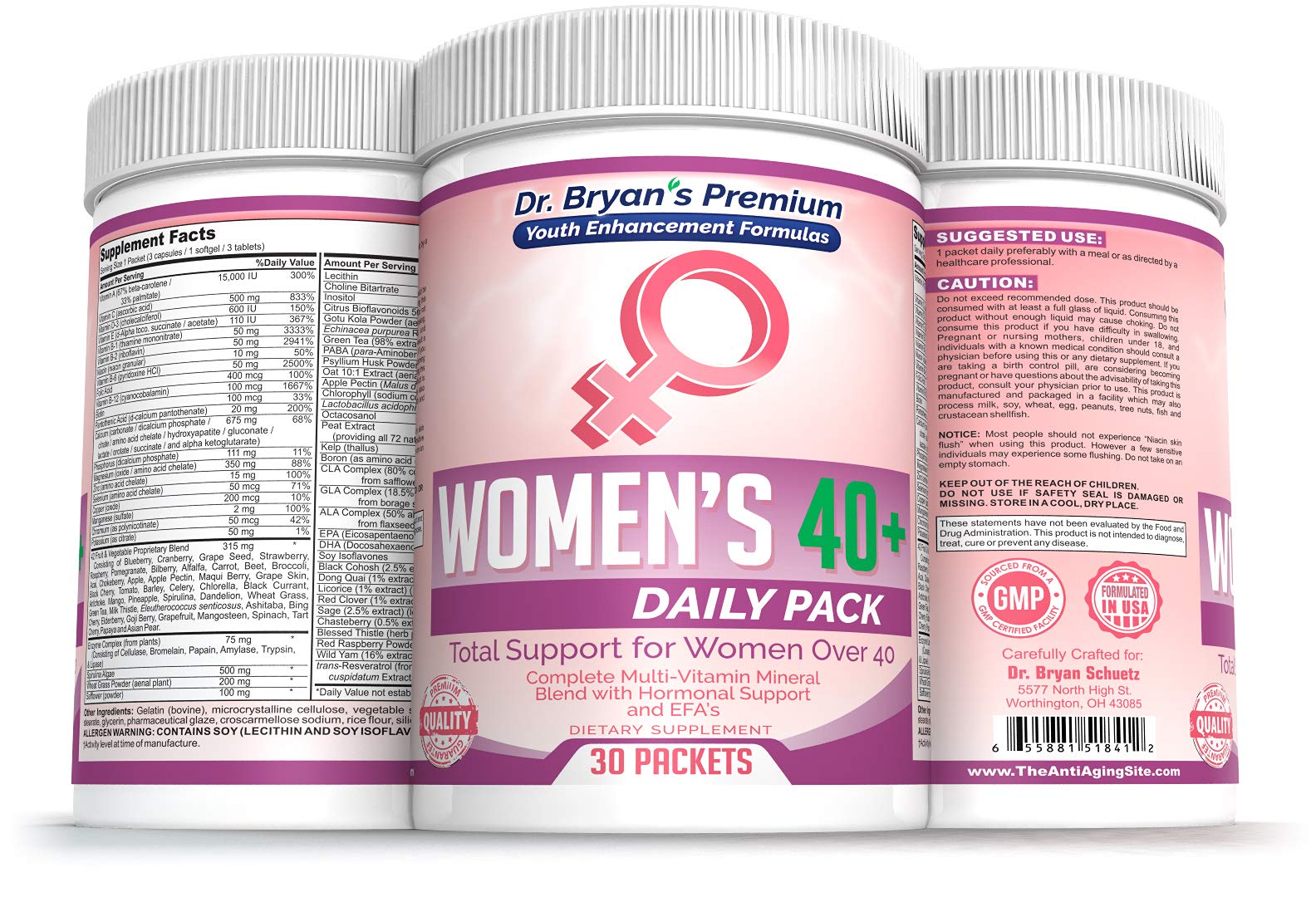 blended vitamin & mineral supplements for women