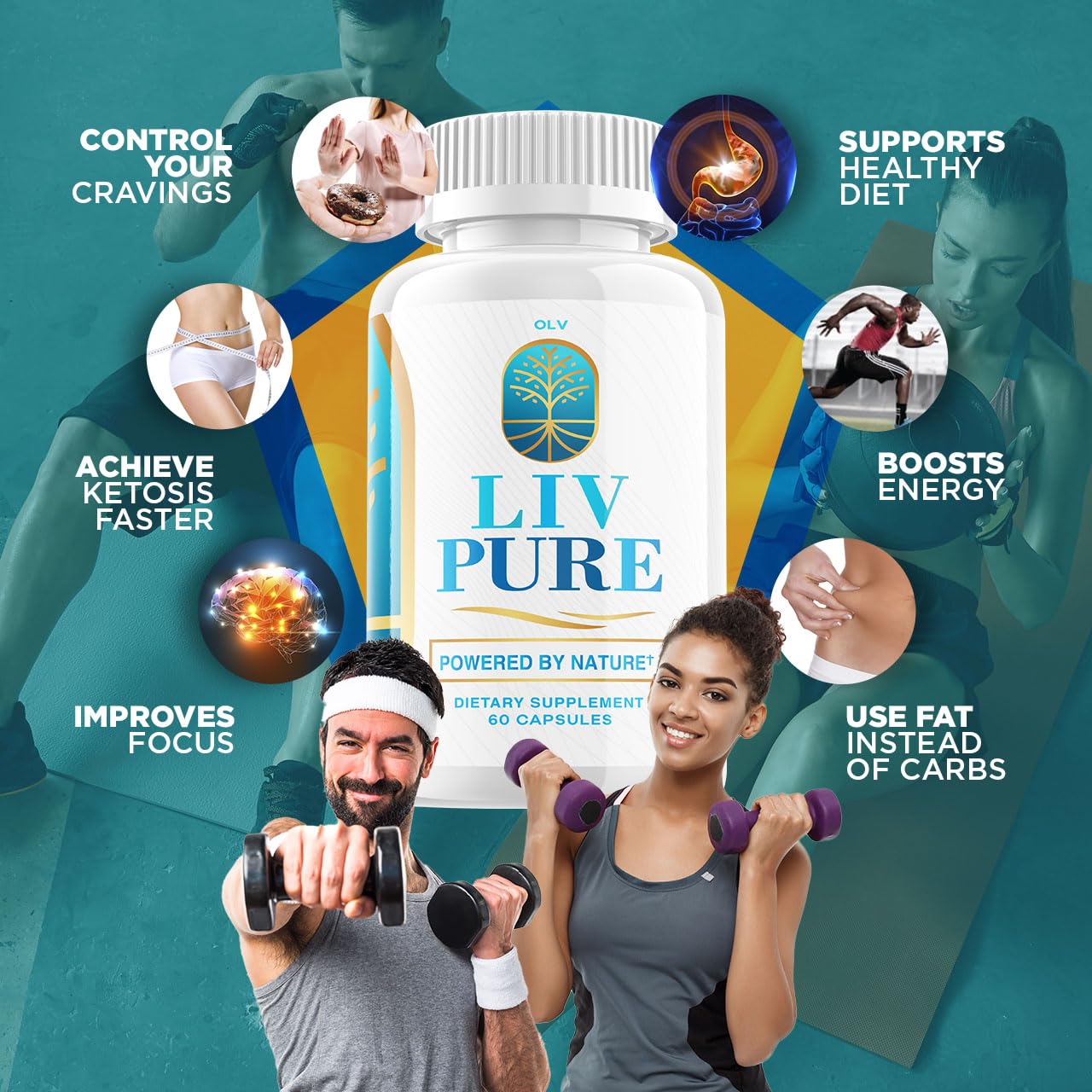 blended vitamin & mineral supplements pack