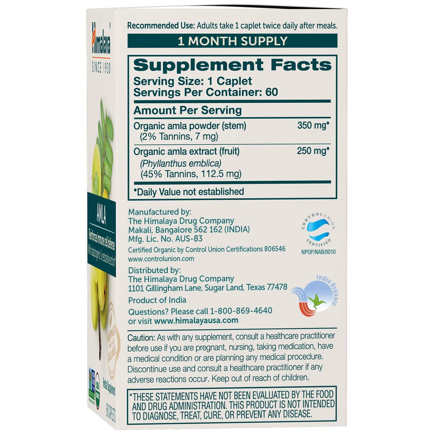 blended vitamin & mineral supplements pack