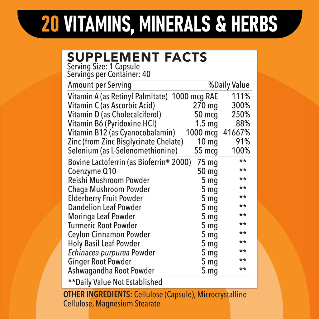blended vitamin & mineral supplements with vitamin C