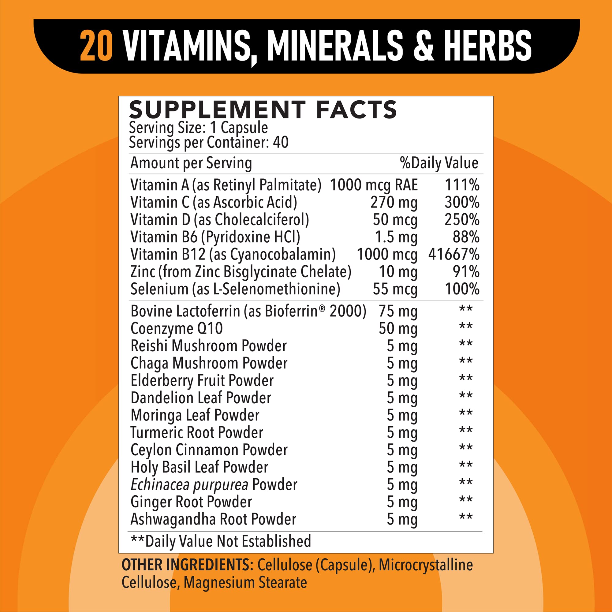 blended vitamin & mineral supplements with vitamin C