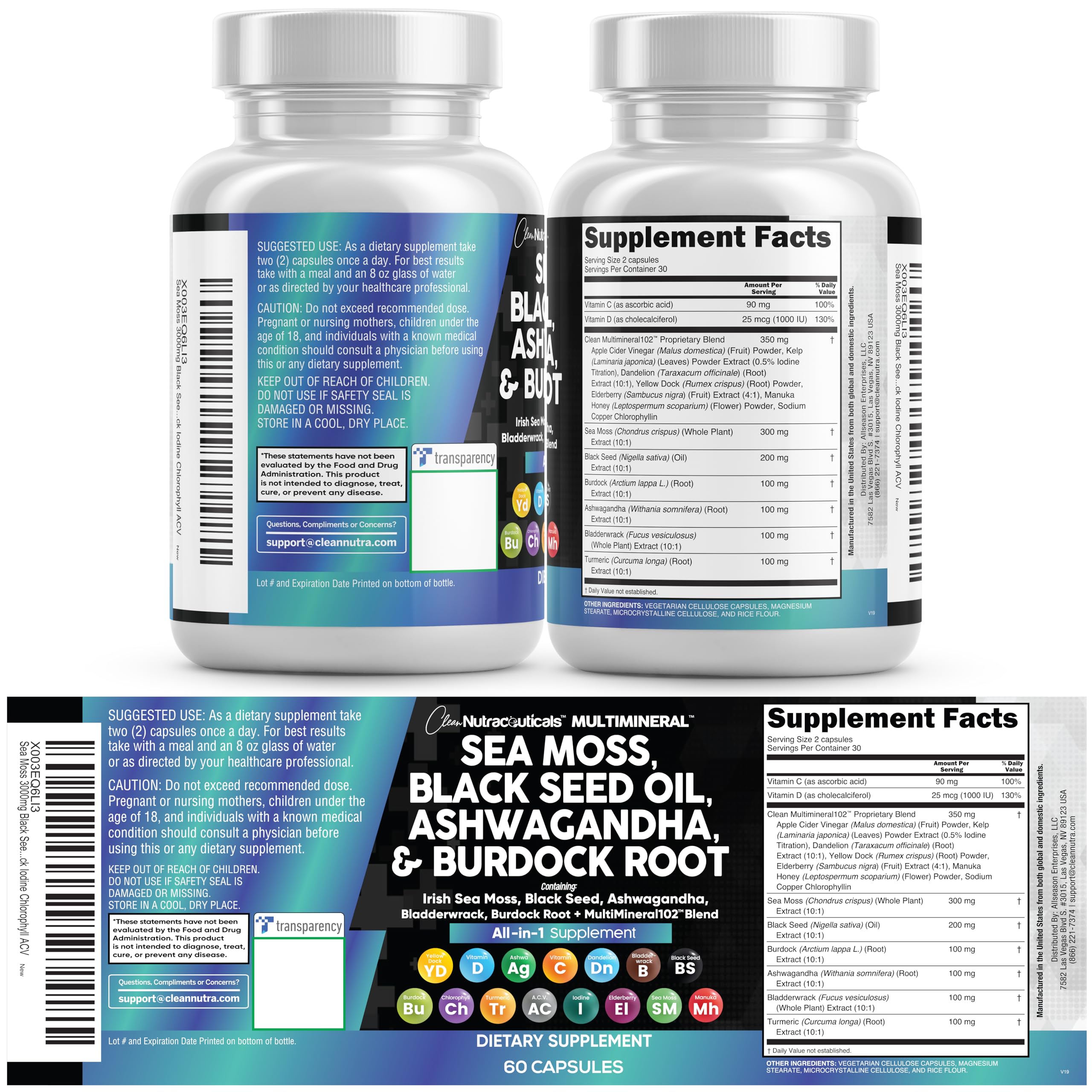 blended vitamin & mineral supplements with vitamin D3