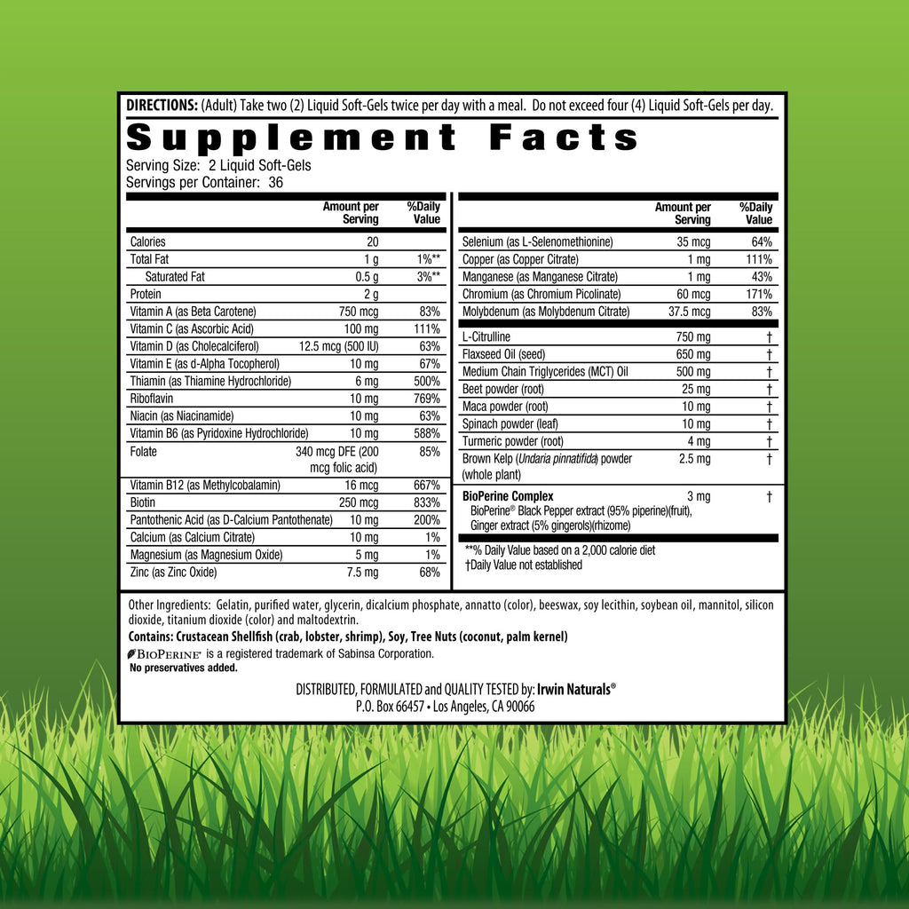 blended vitamin & mineral supplements