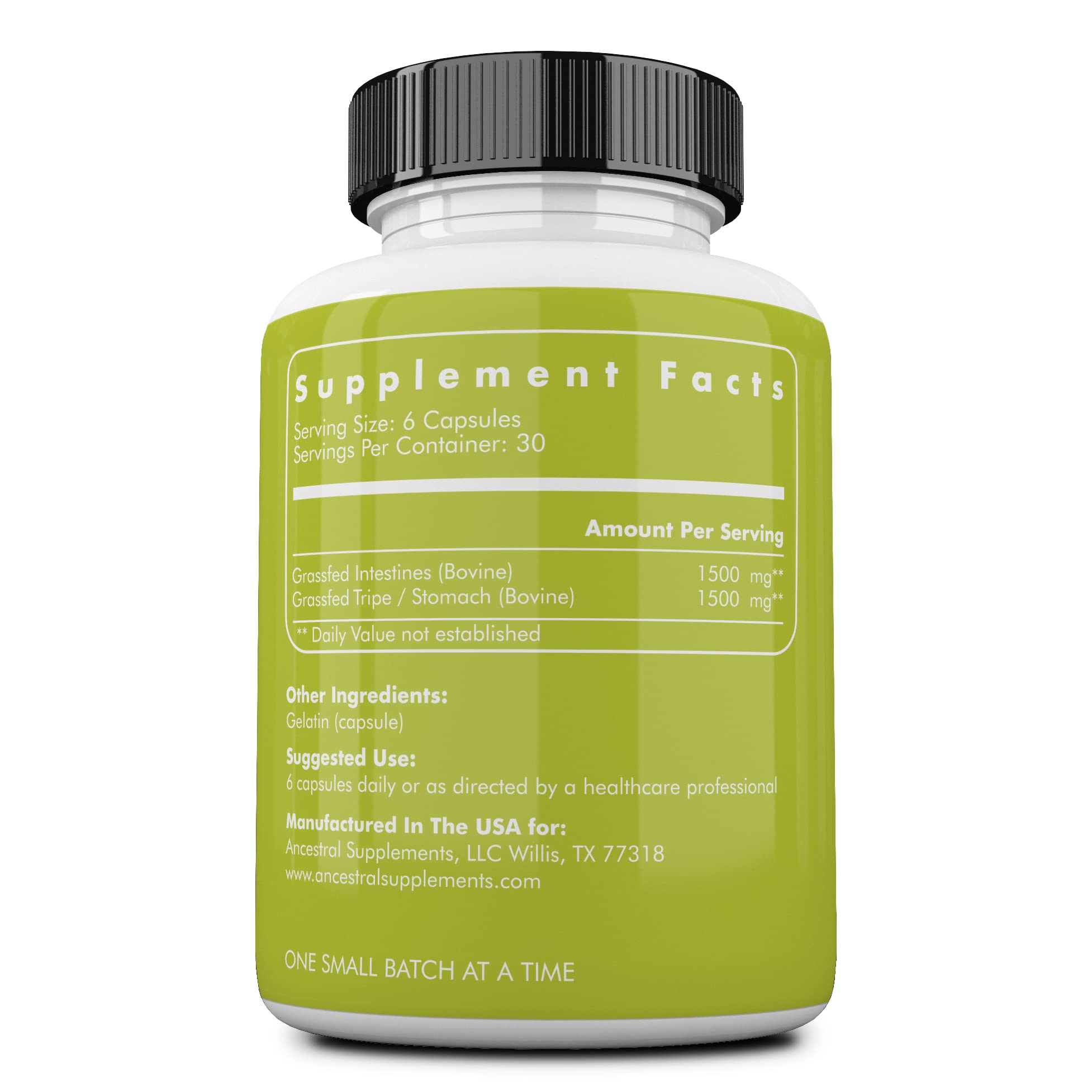 blended vitamin mineral support capsules