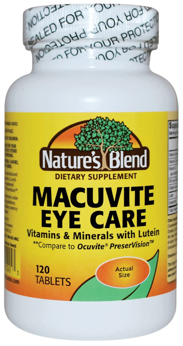 blended vitamin & mineral support for eyes