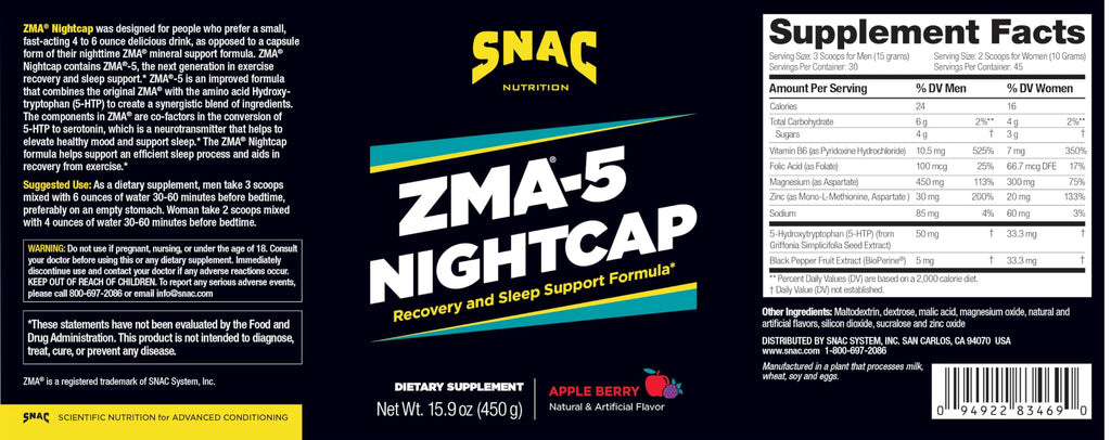 blended vitamin minerals for restful nights