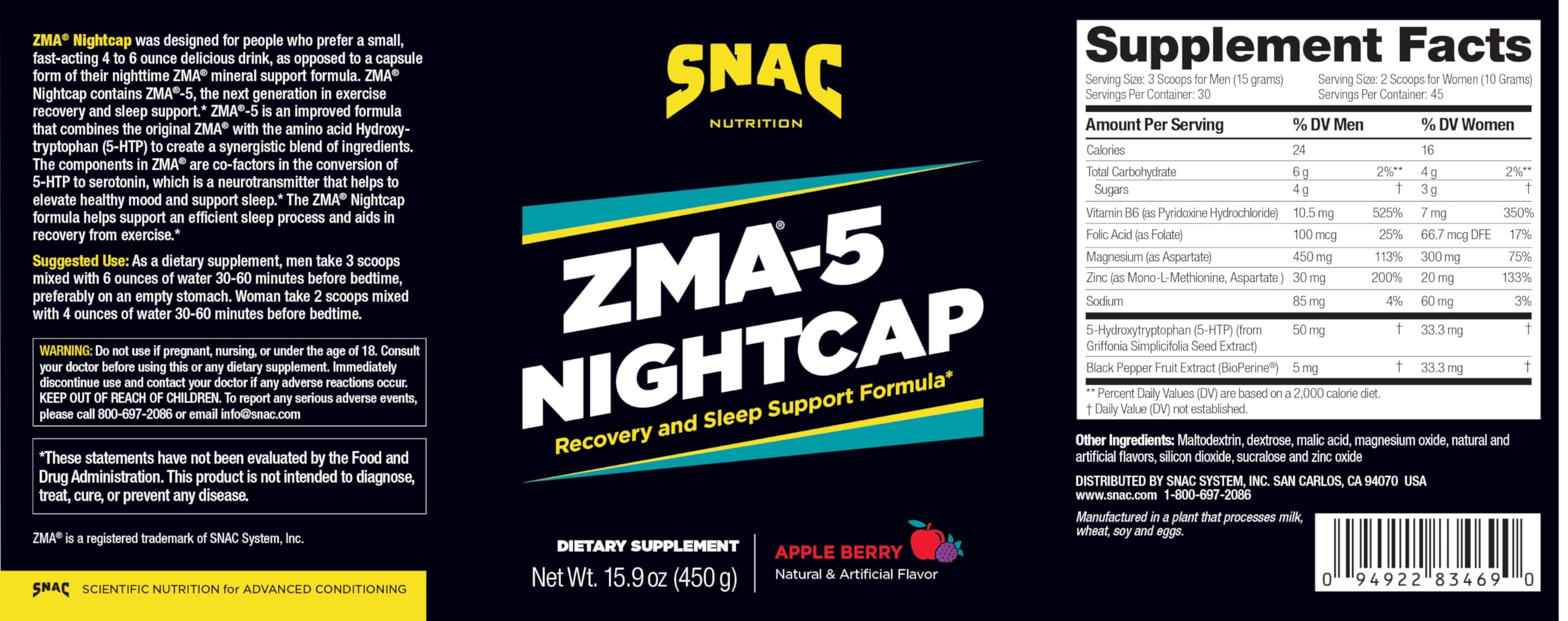 blended vitamin minerals for restful nights
