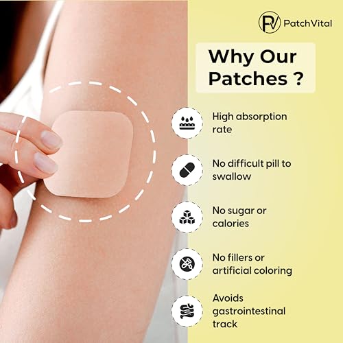 blended vitamin patches for enhanced concentration