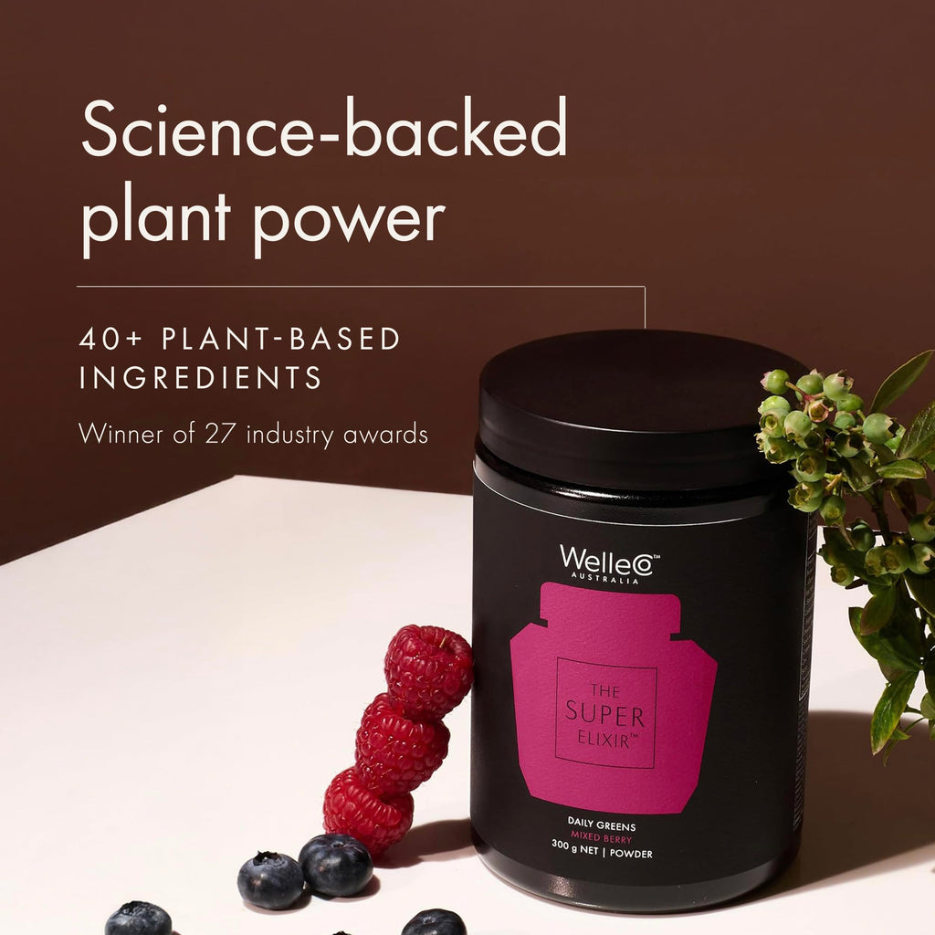 Blended vitamin powder for overall health