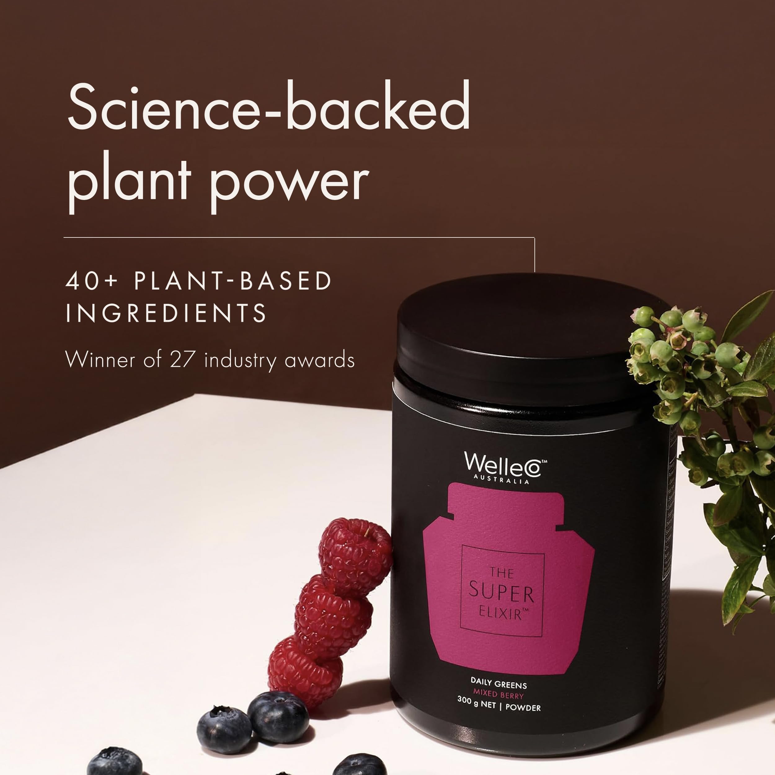 Blended vitamin powder for overall health