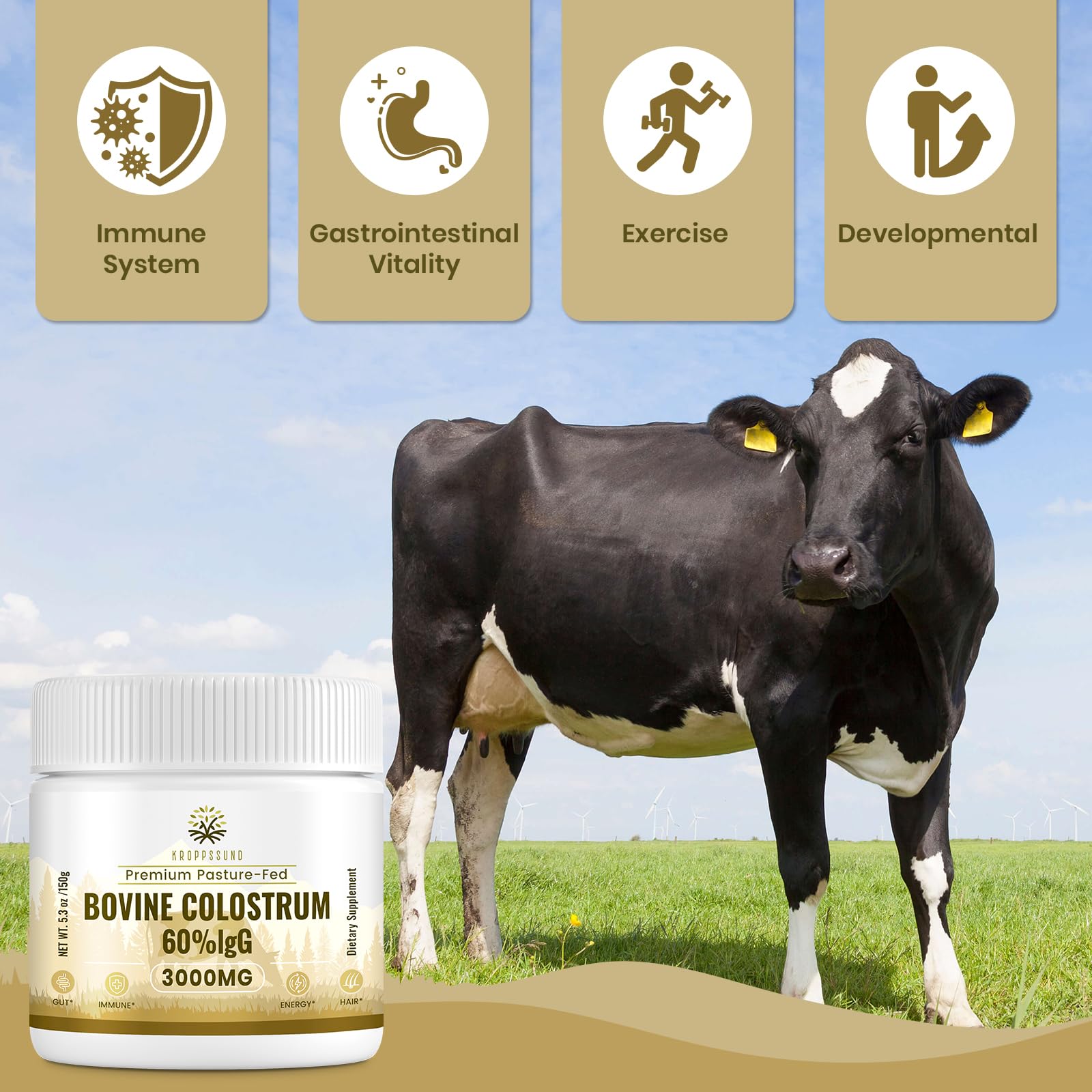 blended vitamin supplement for bone strength