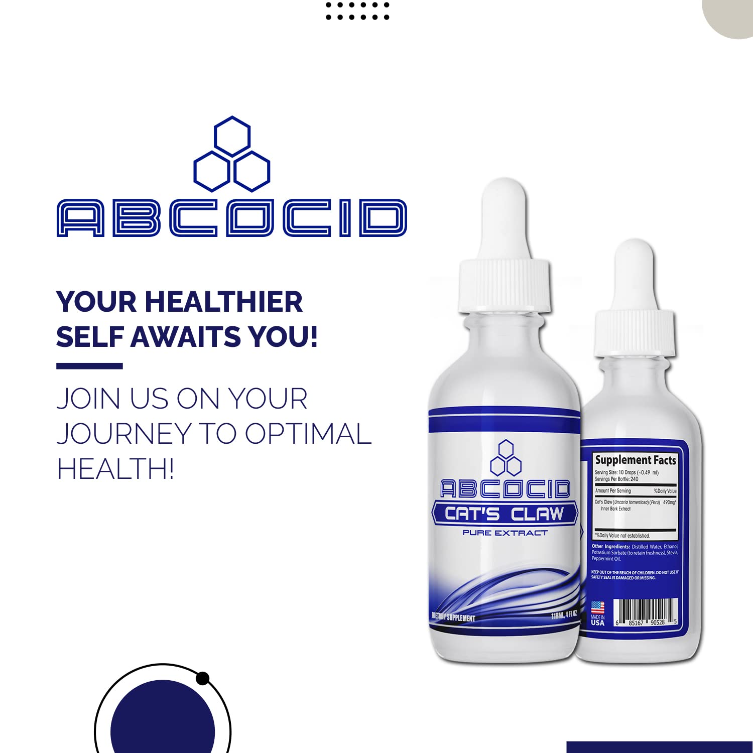 Blended vitamin supplement for energy
