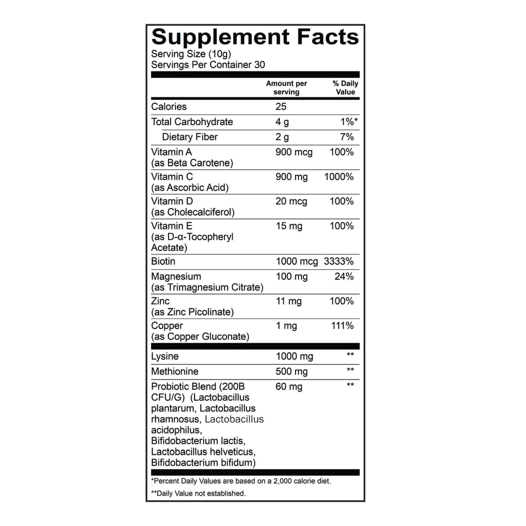 Blended vitamin supplement for energy