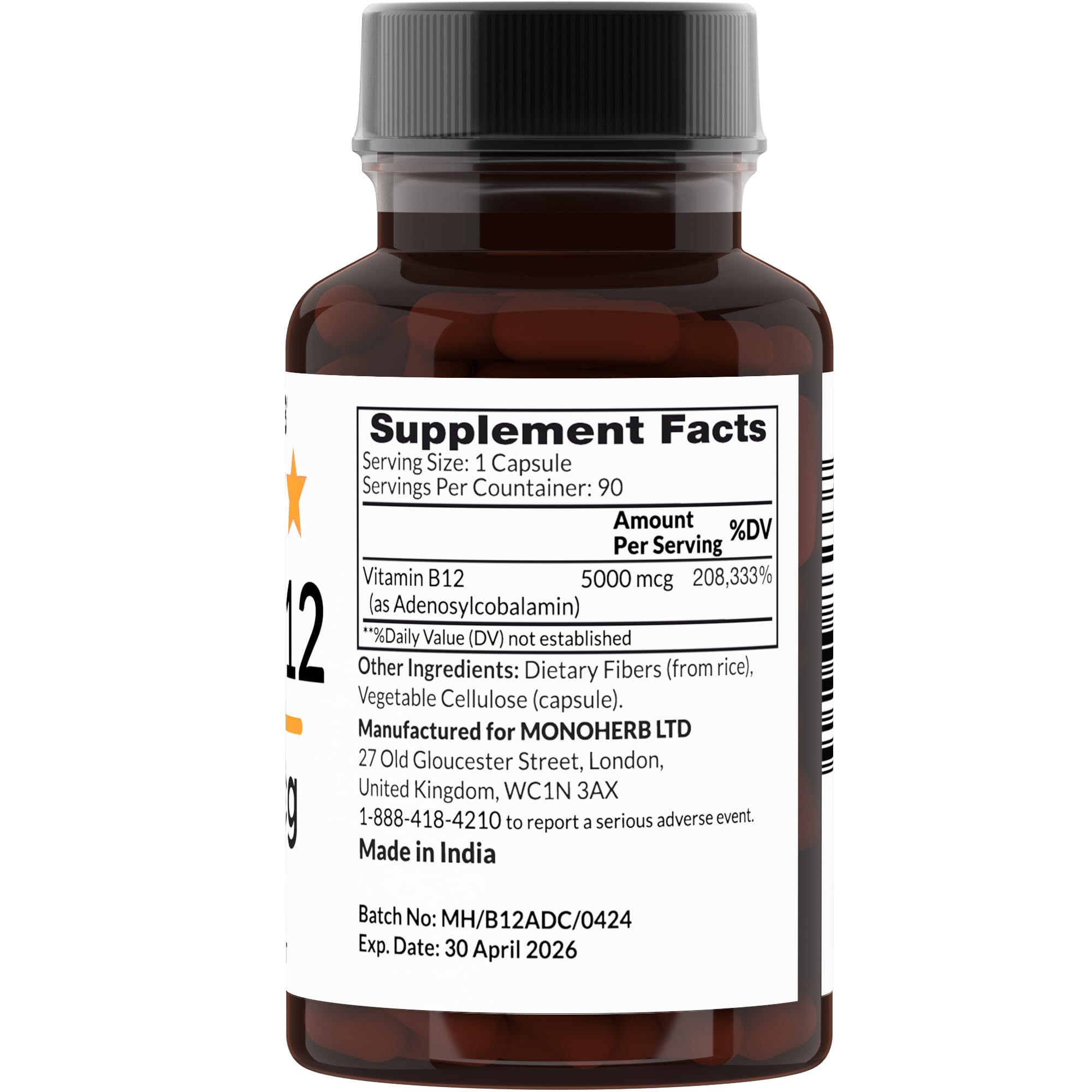 blended vitamin supplement for energy