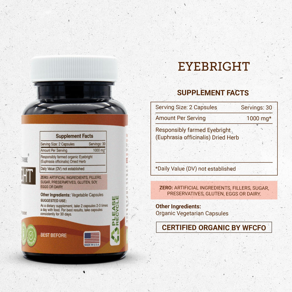 Blended vitamin supplement for eyes