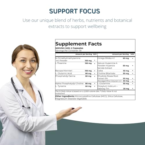 blended vitamin supplement for focus