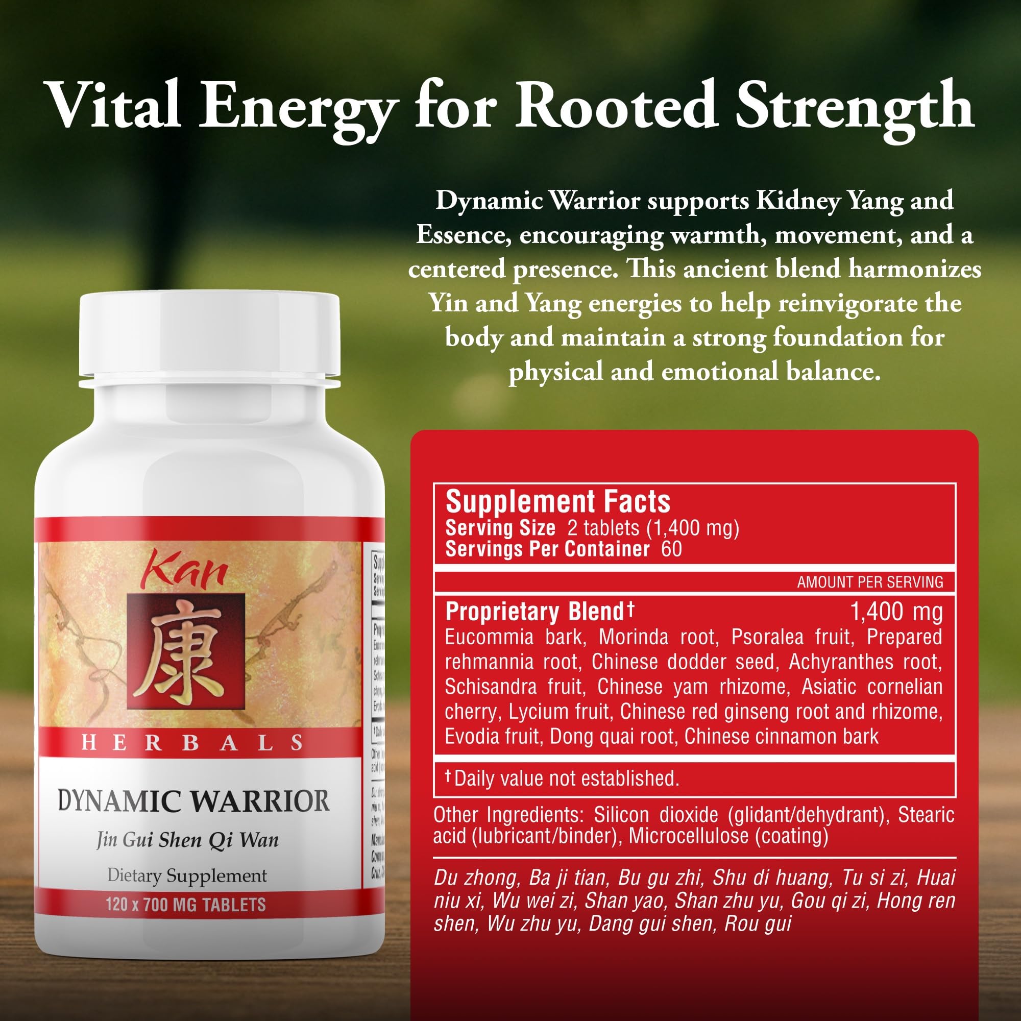 Blended vitamin supplements for active lifestyles