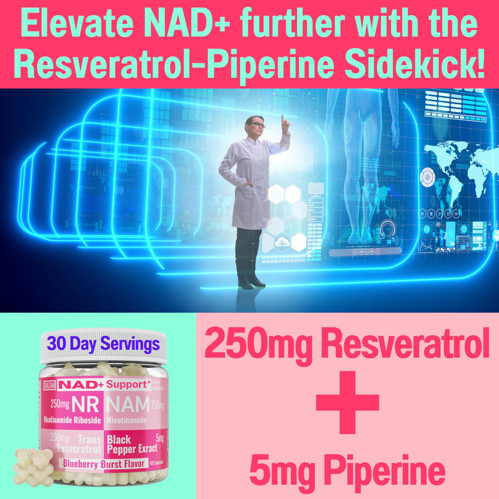 Blended vitamin supplements for active lifestyles